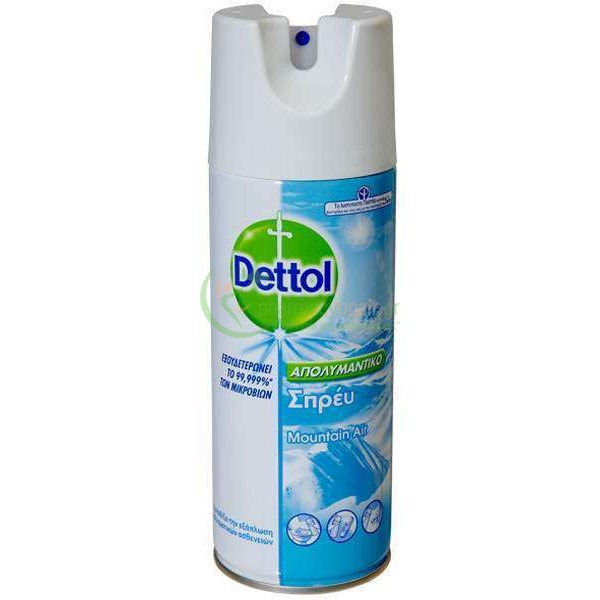 DETTOL - Απολυμαντικό Spray Mountair Air 400mL | Pharmacyonair