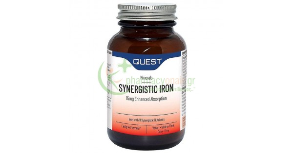 QUEST - Synergistic Iron 15mg with B Complex & Vitamin C tabs 30s ...